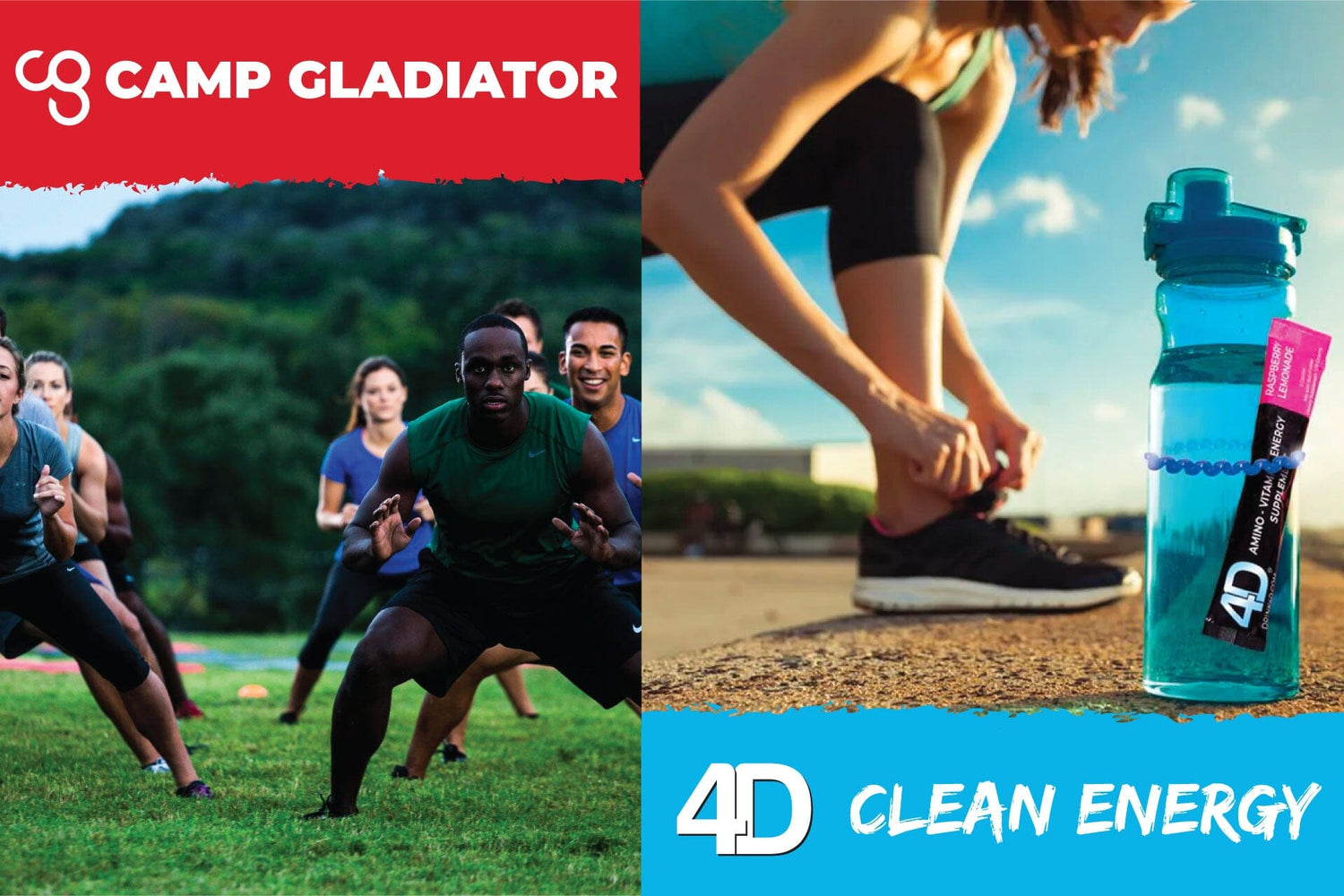 Camp Gladiator 4D Partnership – Drink 4D